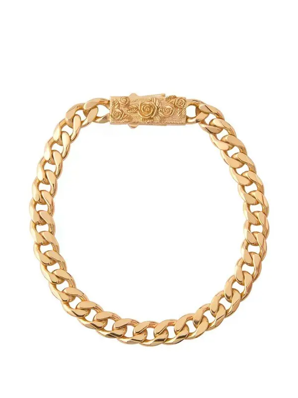 Emanuele Bicocchi Rose-box Clasp Bracelet - Gold