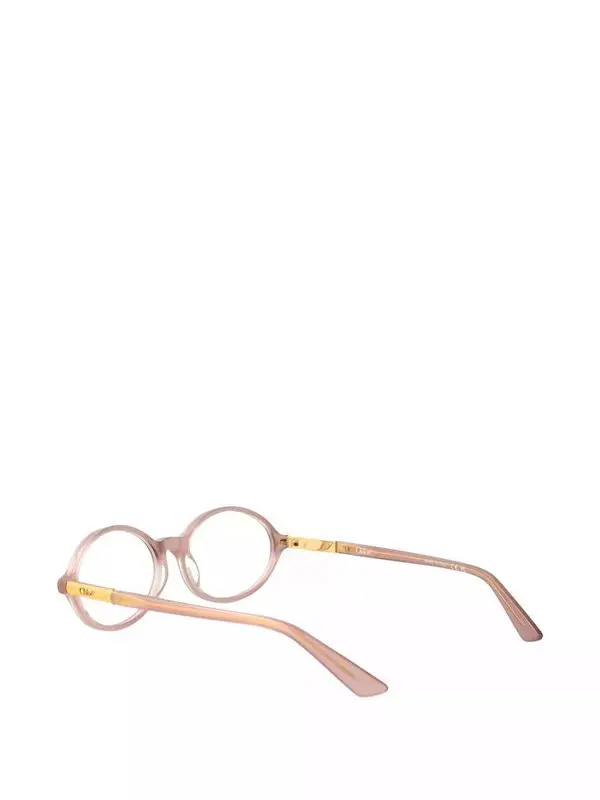 Chloé Round Frame Eyeglasses - Pink