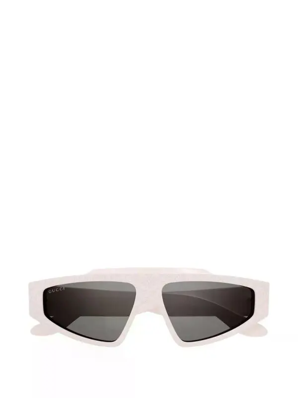 Gucci Geometric-frame Sunglasses - Neutrals