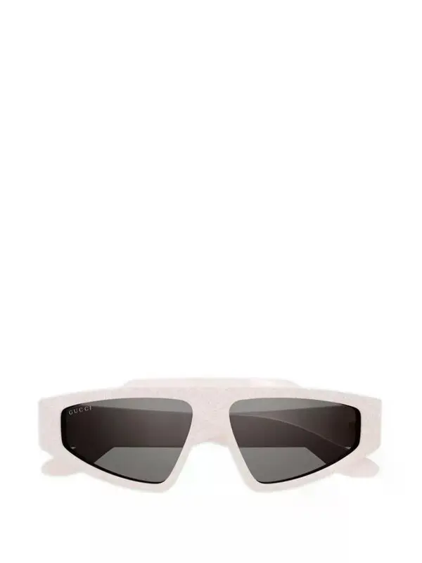 Gucci Geometric-frame Sunglasses - Neutrals