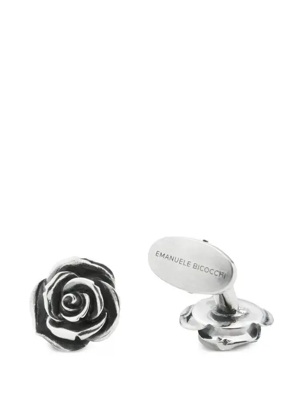Emanuele Bicocchi Rose Cufflinks