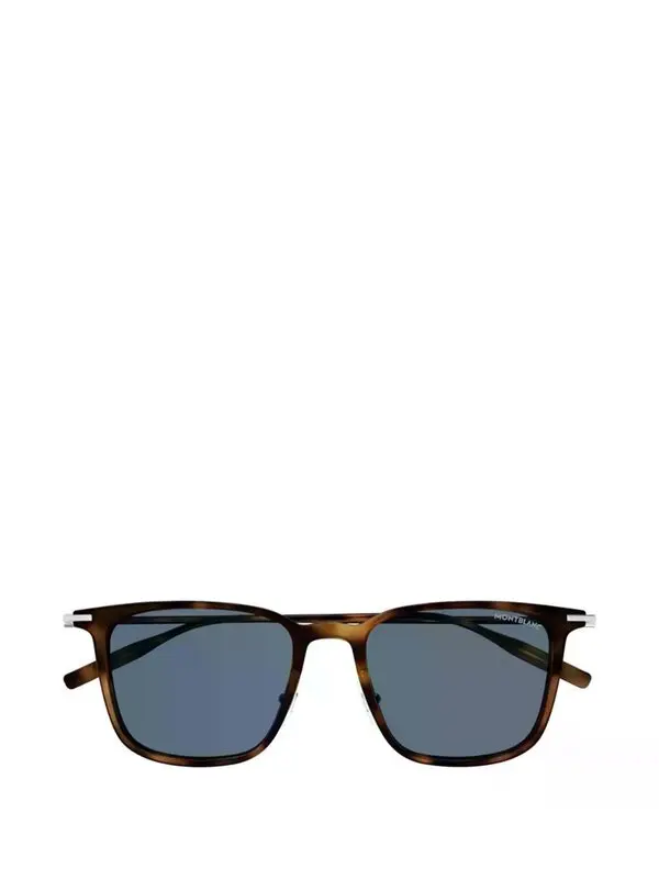Montblanc Square-frame Sunglasses - Brown