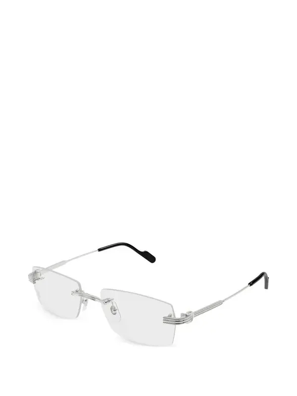 CARTIER Rimless Glasses - Silver