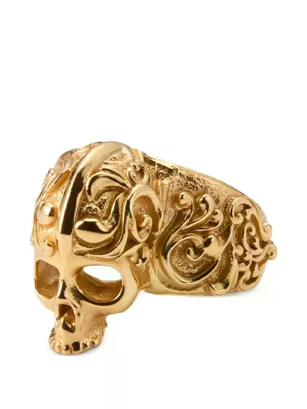 Emanuele Bicocchi Large Skull Ring - Gold