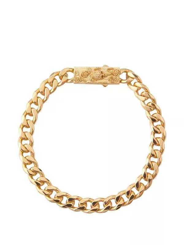 Emanuele Bicocchi Skull Box-clasp Chain Bracelet - Gold