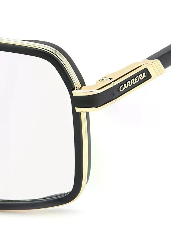Carrera Eyewear 1146 Double-bridge Geometric-frame Glasses - Black