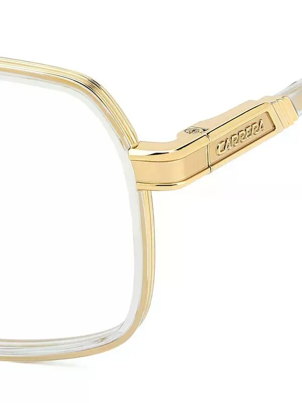Carrera Eyewear 1144 Geometric-frame Glasses - Gold