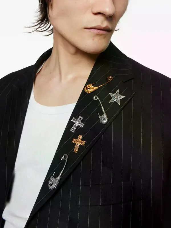 Emanuele Bicocchi Small Notre-dame Cross Brooch