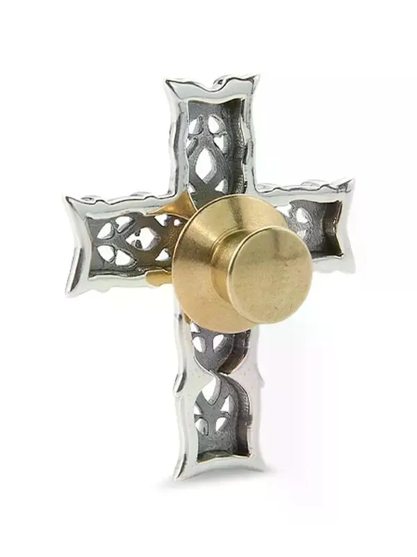 Emanuele Bicocchi Small Notre-dame Cross Brooch
