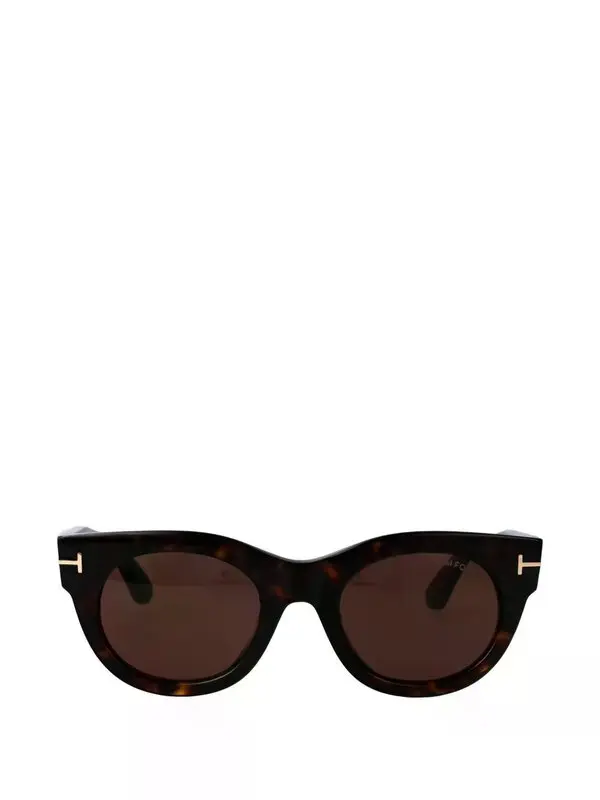 TOM FORD Marine-02 Round-frame Sunglasses - Brown