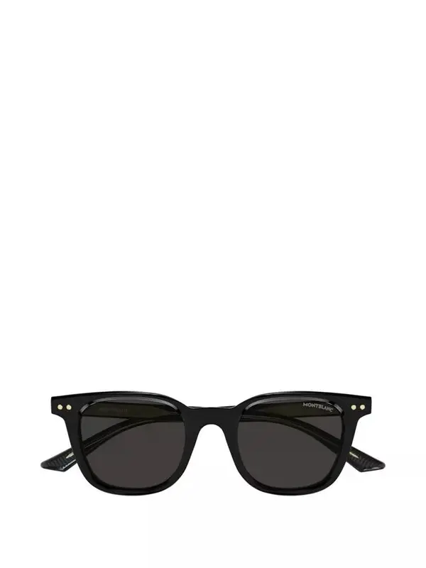 Montblanc Round-frame Sunglasses - Black