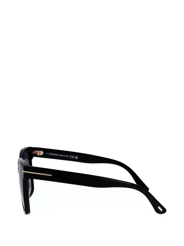 TOM FORD Geometric-frame Sunglasses - Black