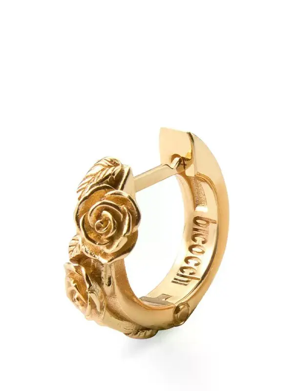 Emanuele Bicocchi Rose Hoop Single Earring - Gold