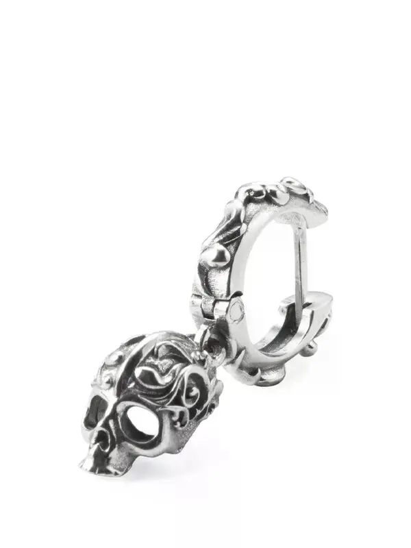 Emanuele Bicocchi Skull Hoop Earring