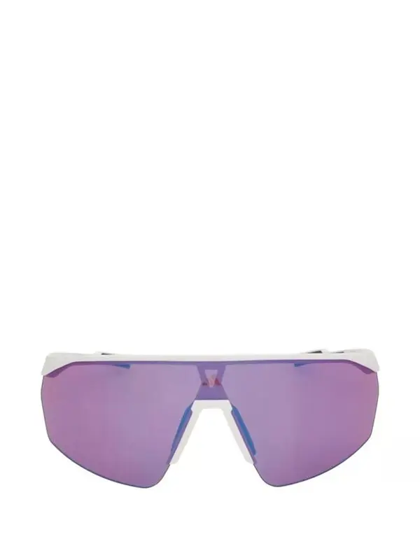Adidas Mirror-lens Geometric Sunglasses - White