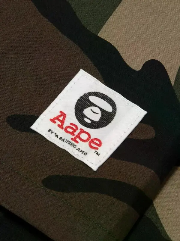 AAPE BY *A BATHING APE Logo Camouflage-pattern Boxers - Green