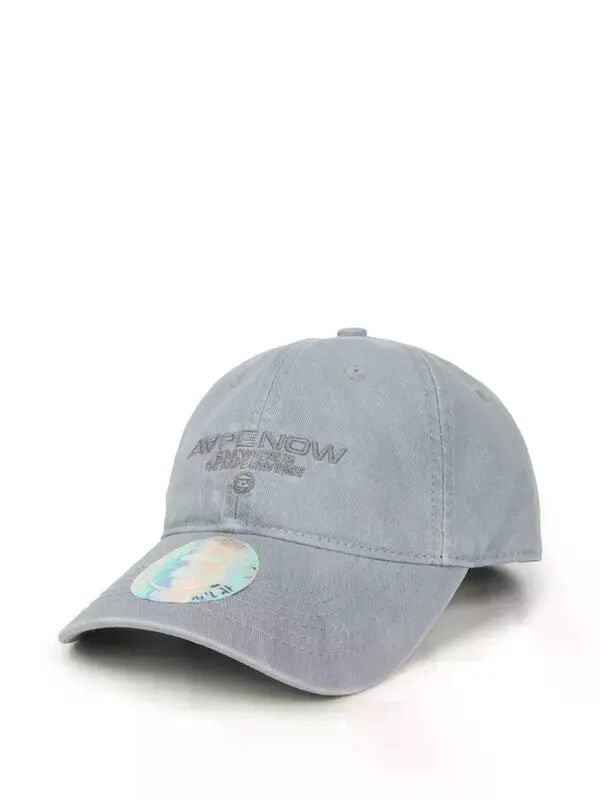 AAPE BY *A BATHING APE Logo-embroidered Baseball Cap - Neutrals