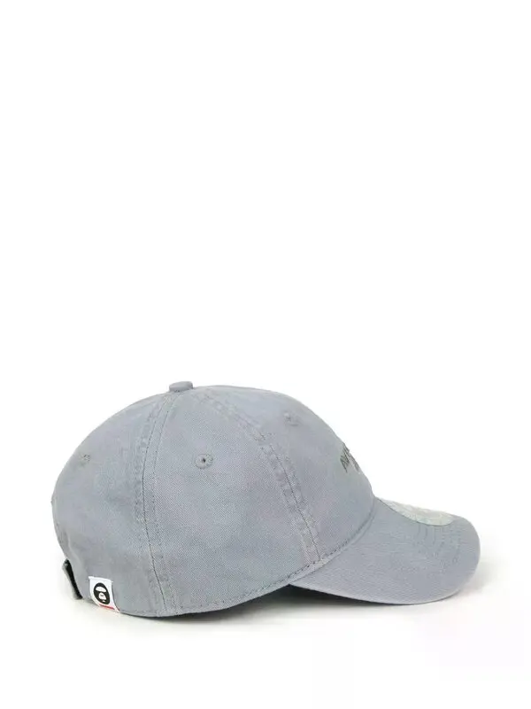 AAPE BY *A BATHING APE Logo-embroidered Baseball Cap - Neutrals