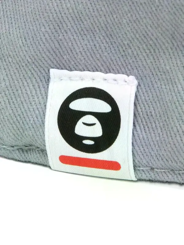 AAPE BY *A BATHING APE Logo-embroidered Baseball Cap - Neutrals