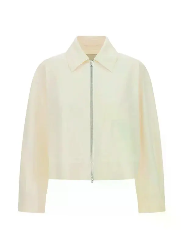 Herno Zip-up Cropped Jacket - Neutrals