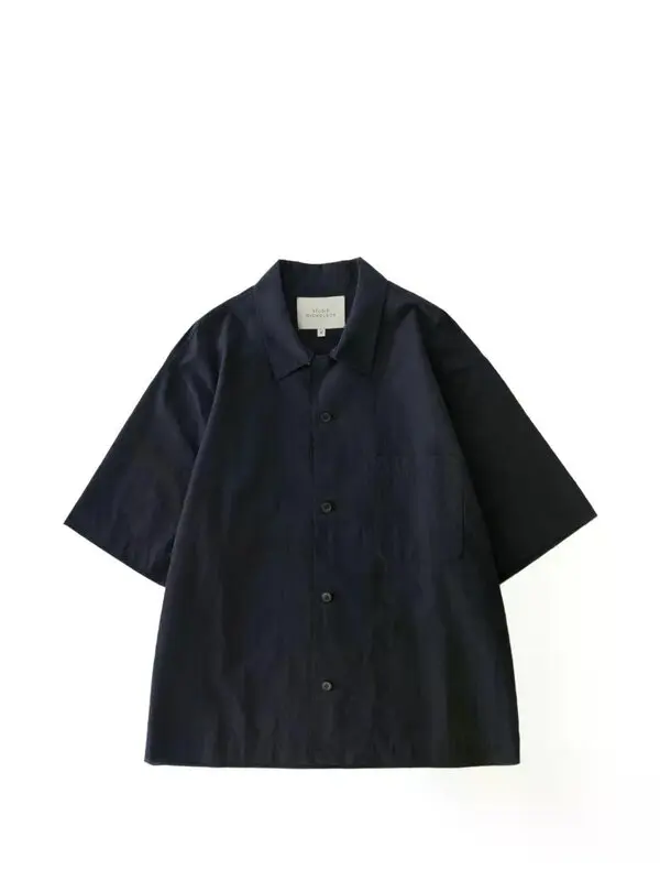 Studio Nicholson Agios Chest-pocket Shirt - Blue
