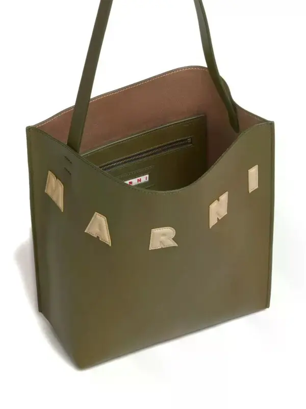 Marni Museo Tote Bag - Green
