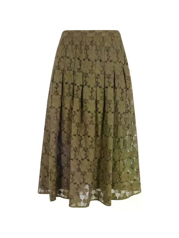 Max Mara Airone Midi Skirt - Green