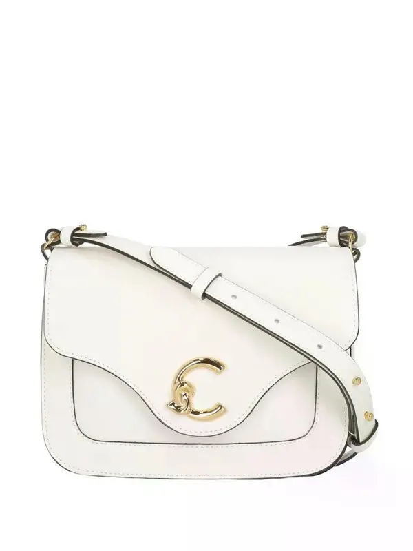 COCCINELLE C-me Leather Shoulder Bag - White