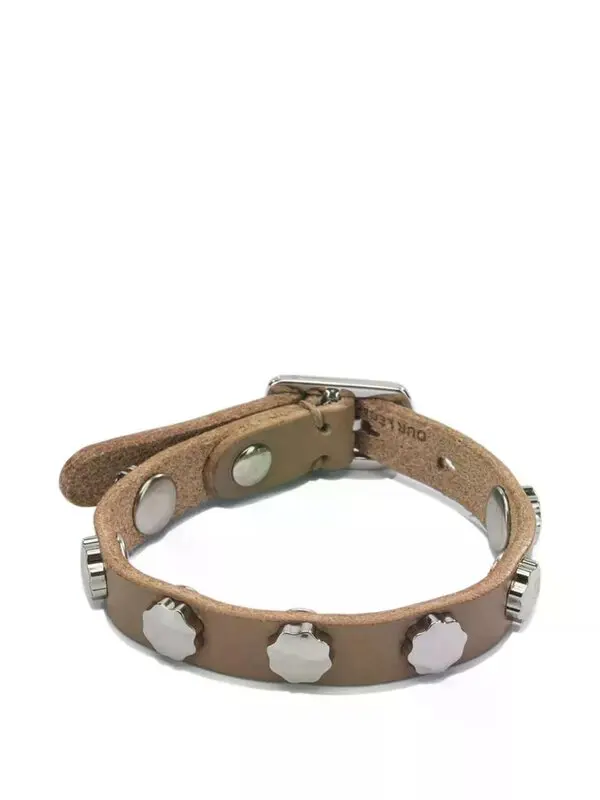 Our Legacy Flower Stud-embellished Bracelet - Neutrals
