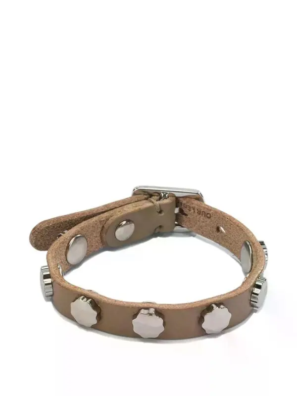 Our Legacy Flower Stud-embellished Bracelet - Neutrals
