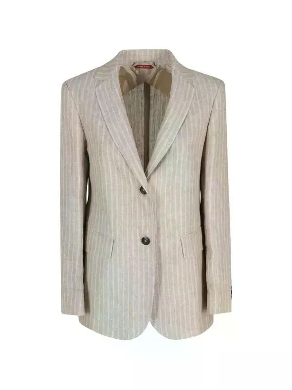 Max Mara Striped Blazer - Neutrals