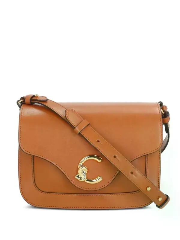COCCINELLE C-me Small Leather Shoulder Bag - Brown