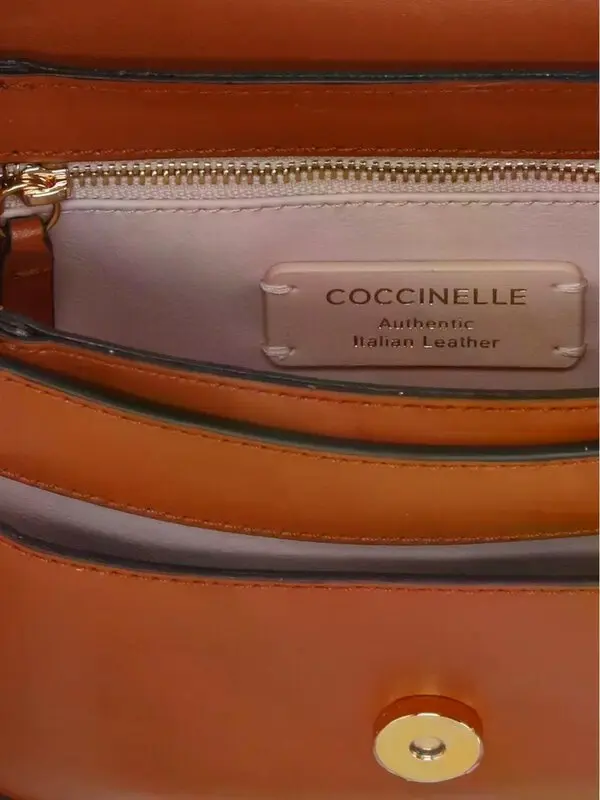 COCCINELLE C-me Small Leather Shoulder Bag - Brown