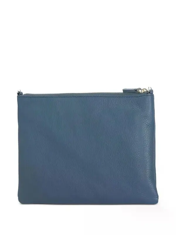 COCCINELLE Logo-print Leather Clutch Bag