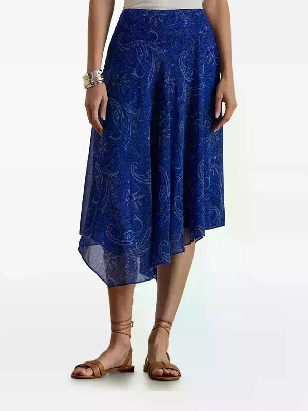 Ralph Lauren Paisley-print Midi Skirt