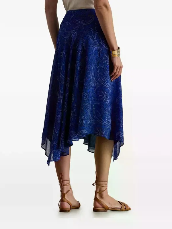 Ralph Lauren Paisley-print Midi Skirt
