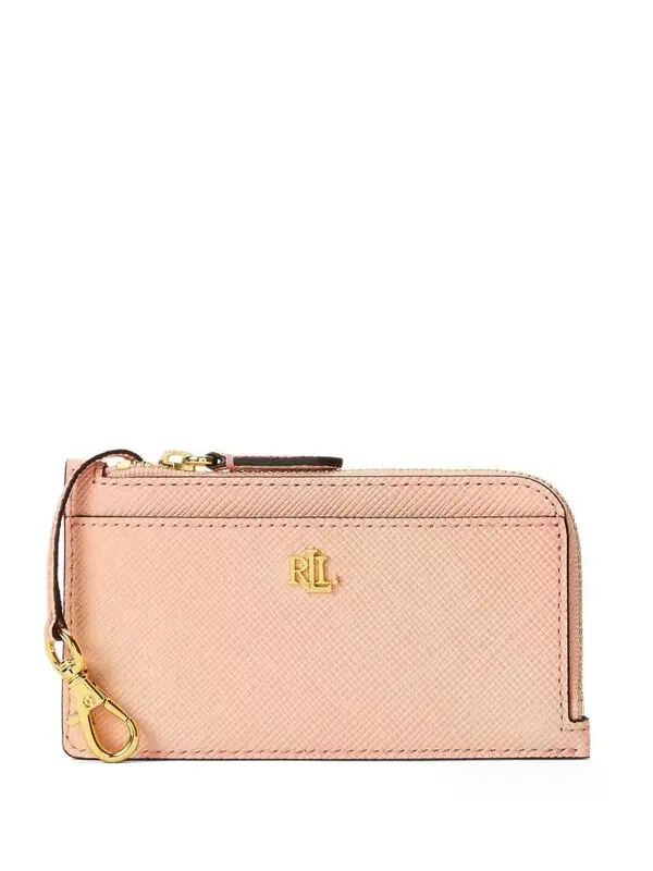 Ralph Lauren Logo-plaque Leather Wallet - Pink