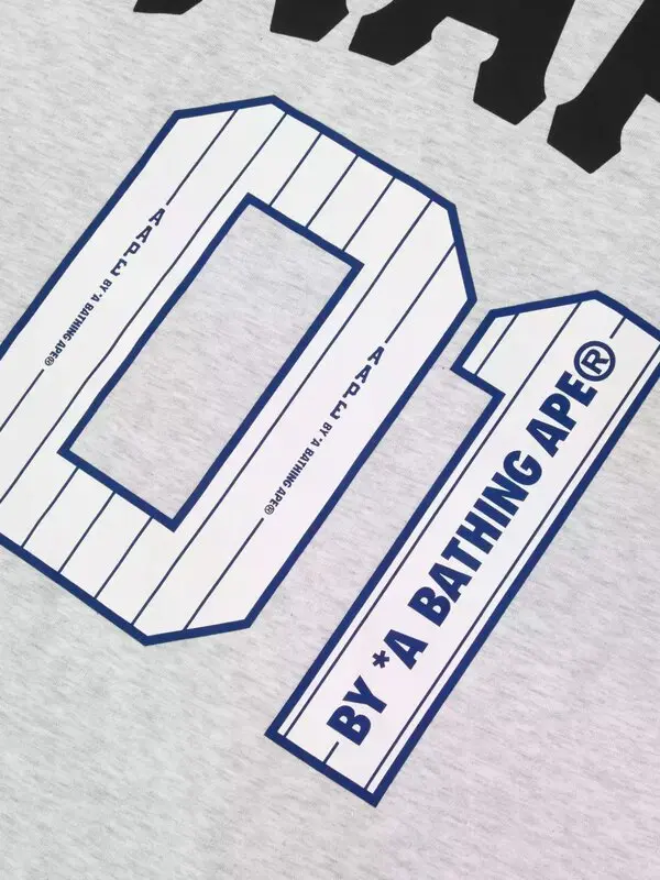 AAPE BY *A BATHING APE Moonface Raglan-sleeve T-shirt