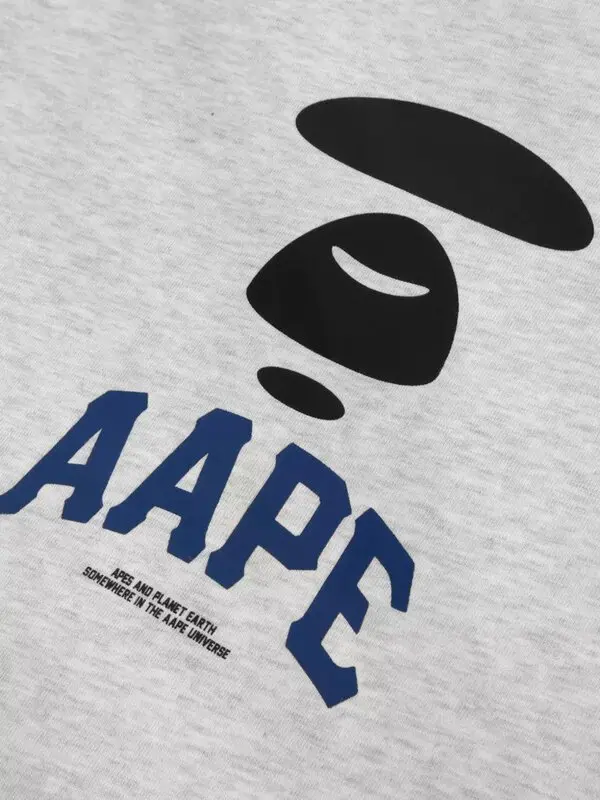 AAPE BY *A BATHING APE Moonface Raglan-sleeve T-shirt