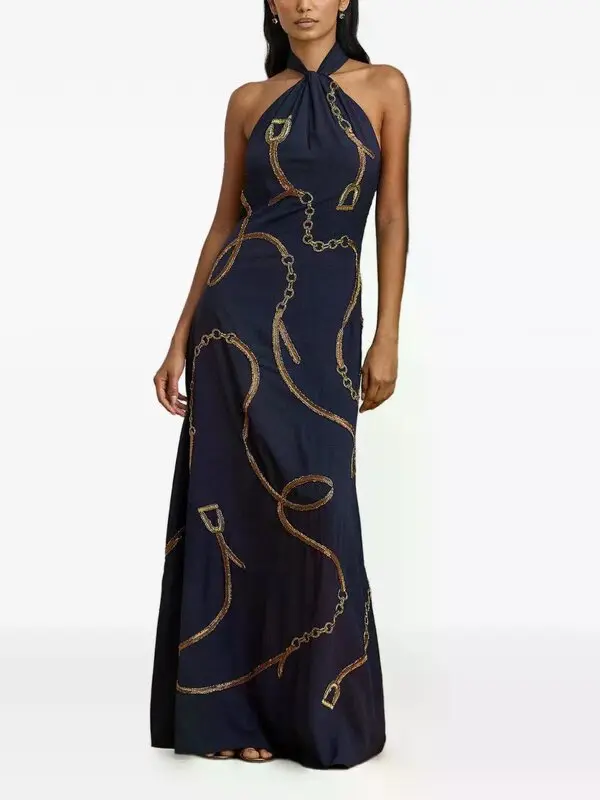 ralph lauren evening sequin dress Sequined Evening Gown