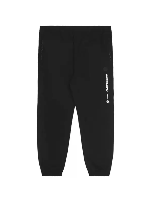 AAPE BY *A BATHING APE Moonface Patch Track Pants - Grey