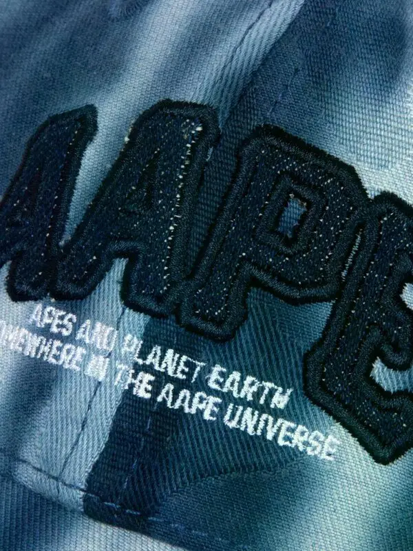 AAPE BY *A BATHING APE Tie-dye Cap - Blue