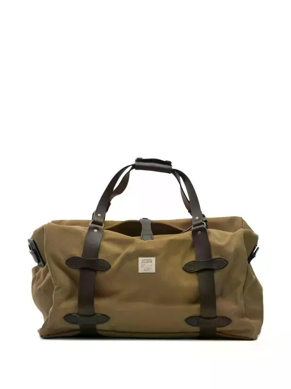 Filson Leather-trim Cotton Duffle Bag - Brown
