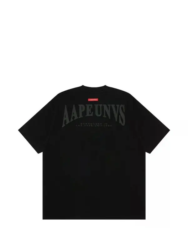 AAPE BY *A BATHING APE Moonface Logo-patch T-shirt