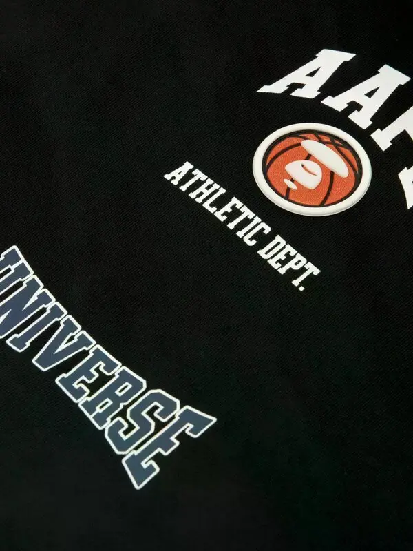 AAPE BY *A BATHING APE Moonface Logo-patch T-shirt