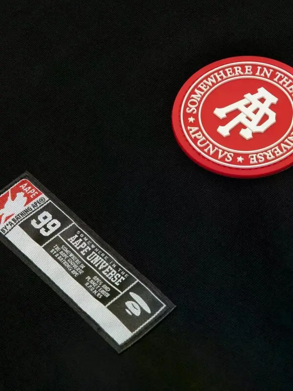 AAPE BY *A BATHING APE Moonface Logo-patch T-shirt