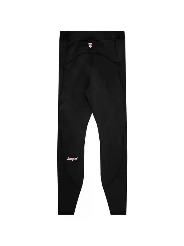 AAPE BY *A BATHING APE Moonface Panelled Leggings - Neutrals