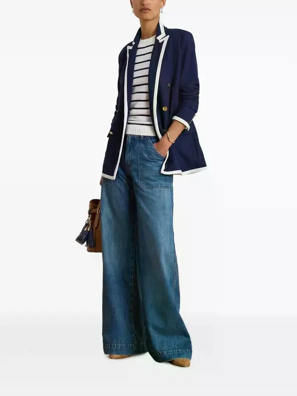 Ralph Lauren Patch-pocket Wide-leg Jeans