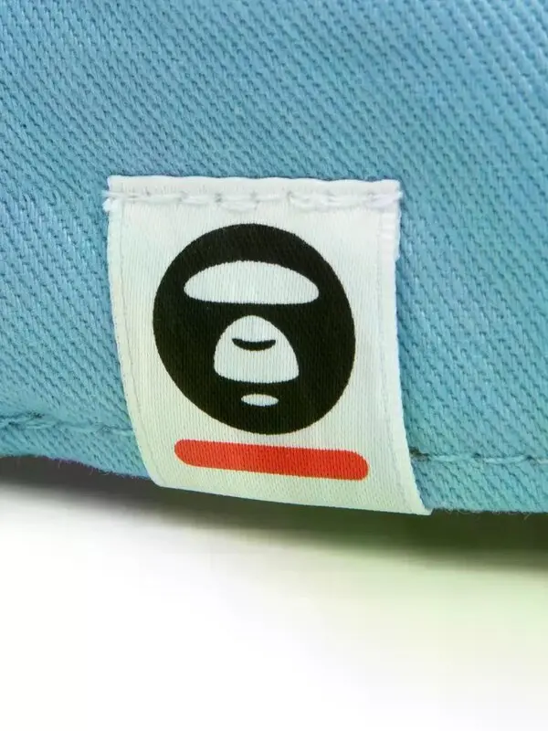 AAPE BY *A BATHING APE Monface Embroidered Cap - Neutrals