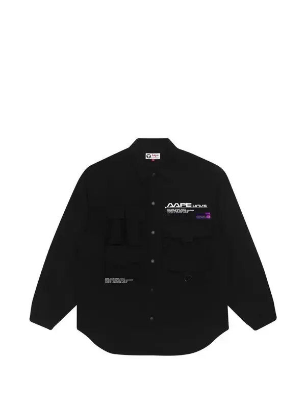 AAPE BY *A BATHING APE Logo-print Shirt